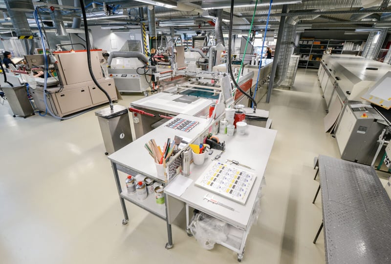 High quality silk screen printing for control panels and front panels